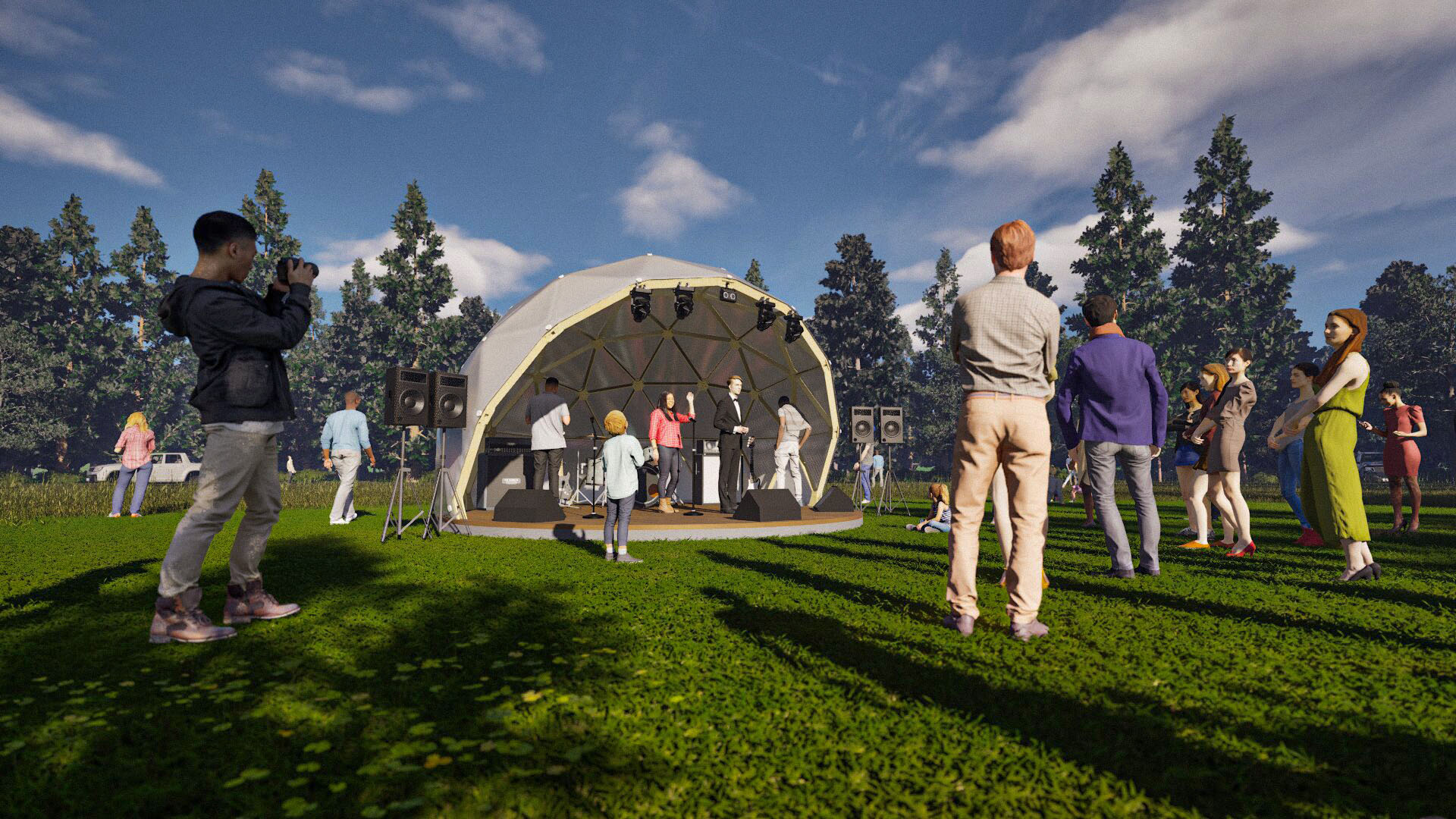 Rent GeoDome for an Event in New Jersey - FANCY STRUCTURE